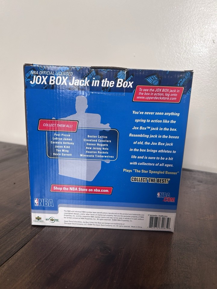 New In Box Carmelo Anthony Denver Nuggets NBA Basketball Jox Box Jack ...