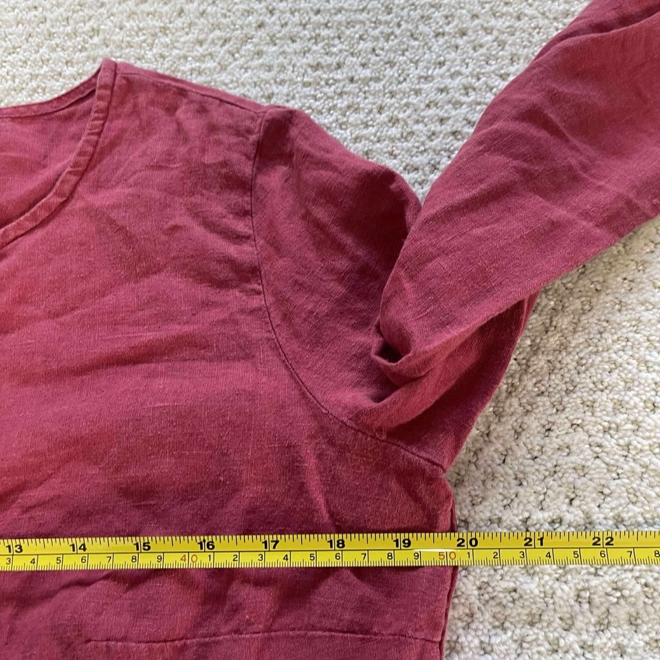 Yuvita Flax Modern Peasant Dress Magenta Size Medium | eBay