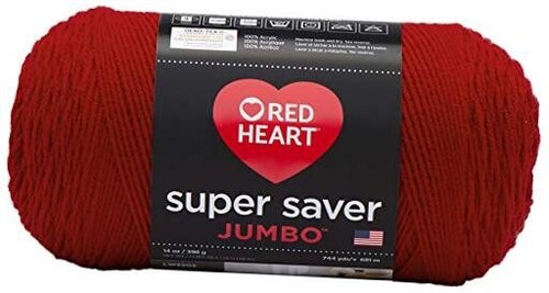Super Saver Jumbo Yarn, Cherry Red | eBay