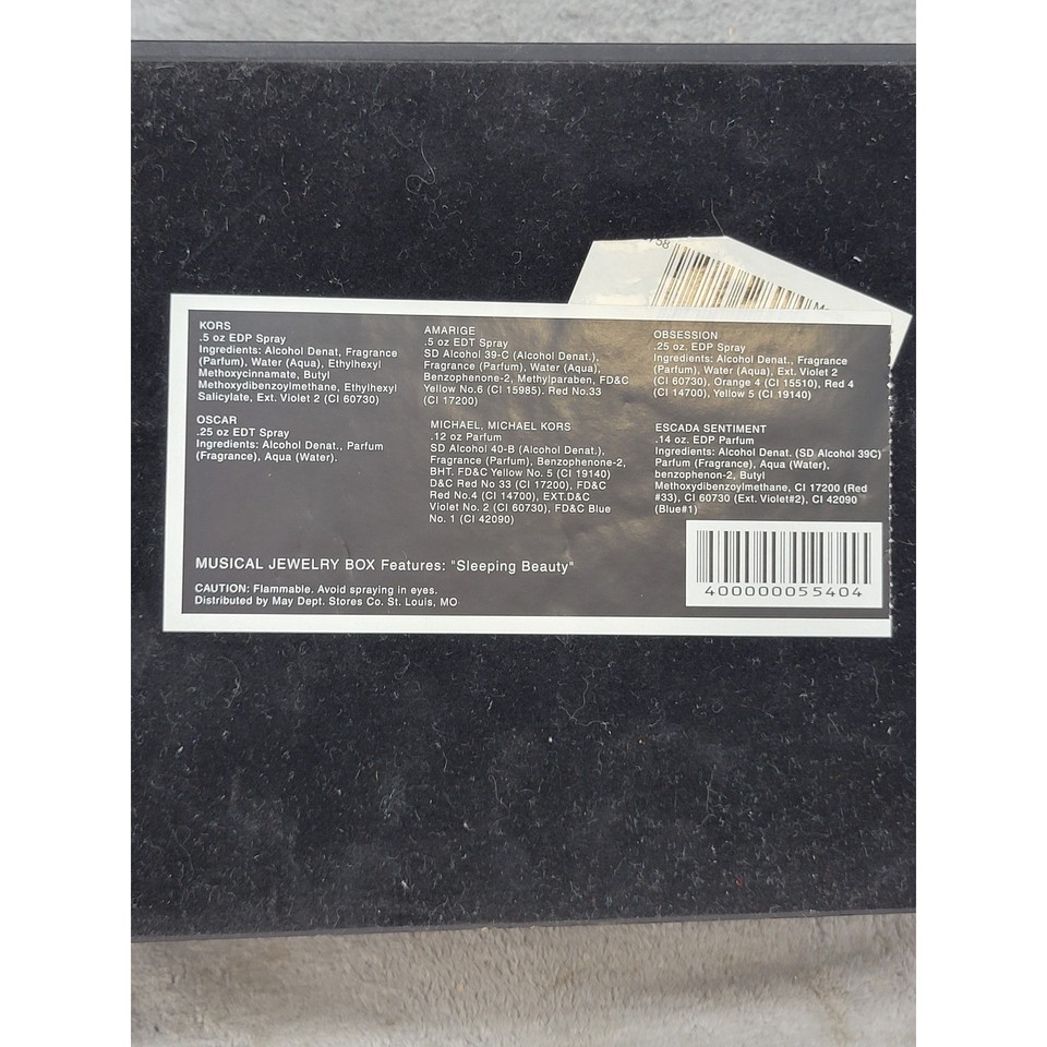 Vintage Style Mahogany Wood Musical Jewelry Box Etched Glass Lid Drawer ...
