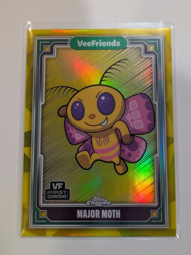2025 Topps Chrome VeeFriends Yellow Refractor Major Moth | eBay