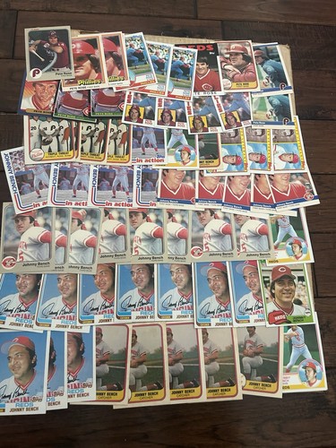 LOT (93) Vintage Baseball HOF JOHNNY BENCH PETE ROSE | eBay
