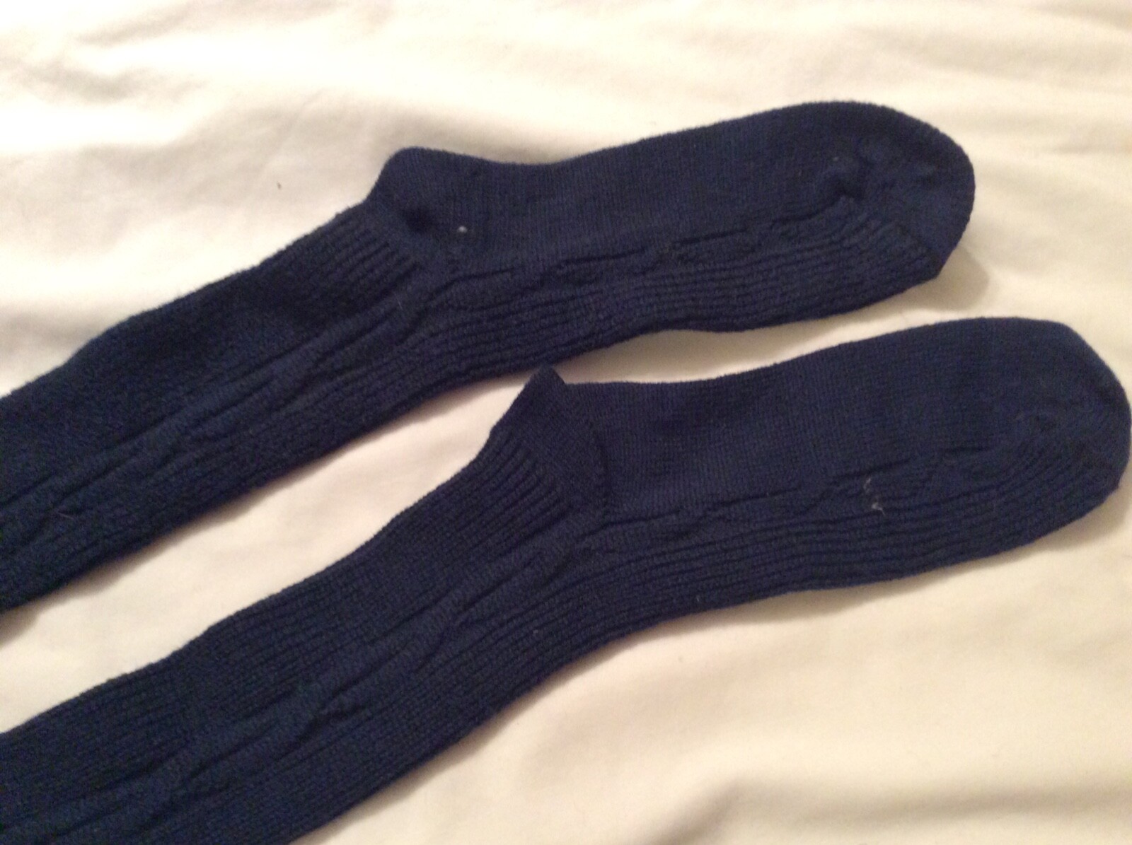 Vintage Wigwam Tall Cable Knicker Socks Wool Knit Striped Hipster Ski ...