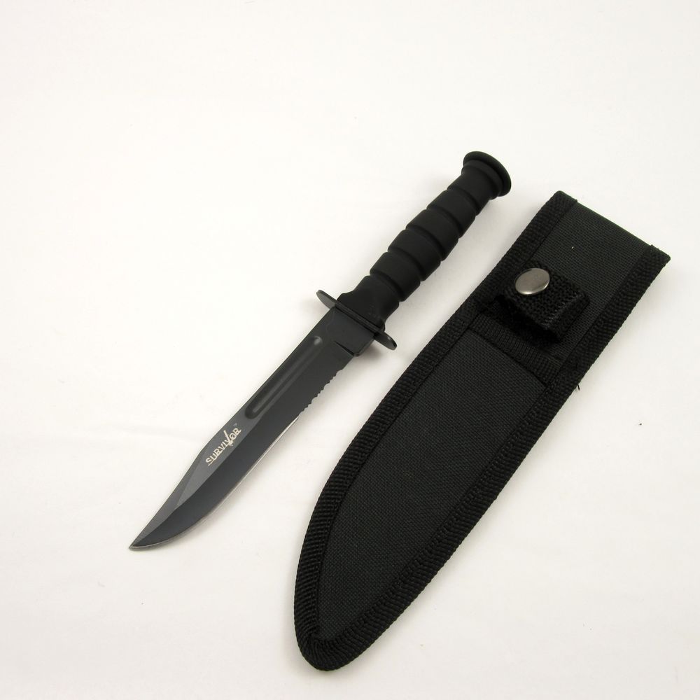 Survivor HK1023DP 7 inch Fixed Blade Knife - Black for sale online | eBay