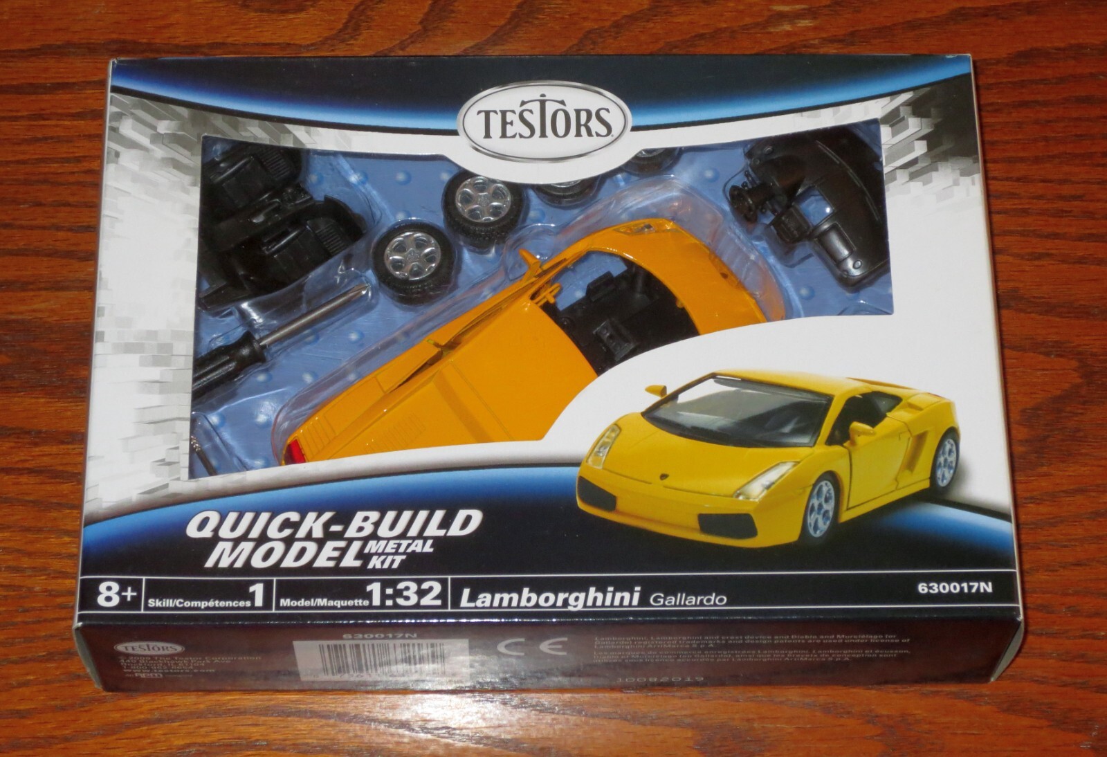 Lamborghini Gallardo 1:32 Quick-Build Metal Kit by Testors kit# 630017N ...