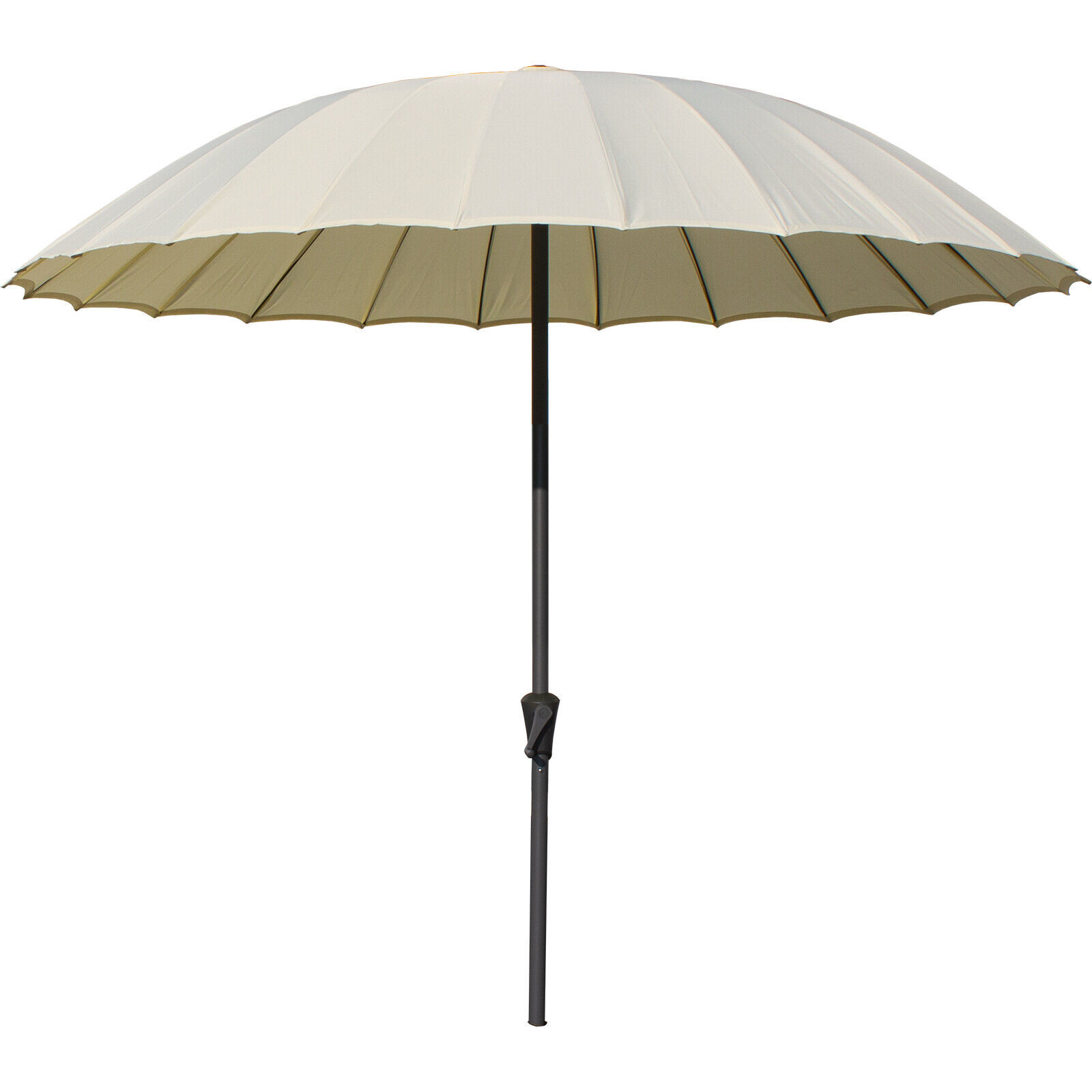 Outdoor Garden Furniture Set 180cm Table Stacking Chair & Parasol Patio ...