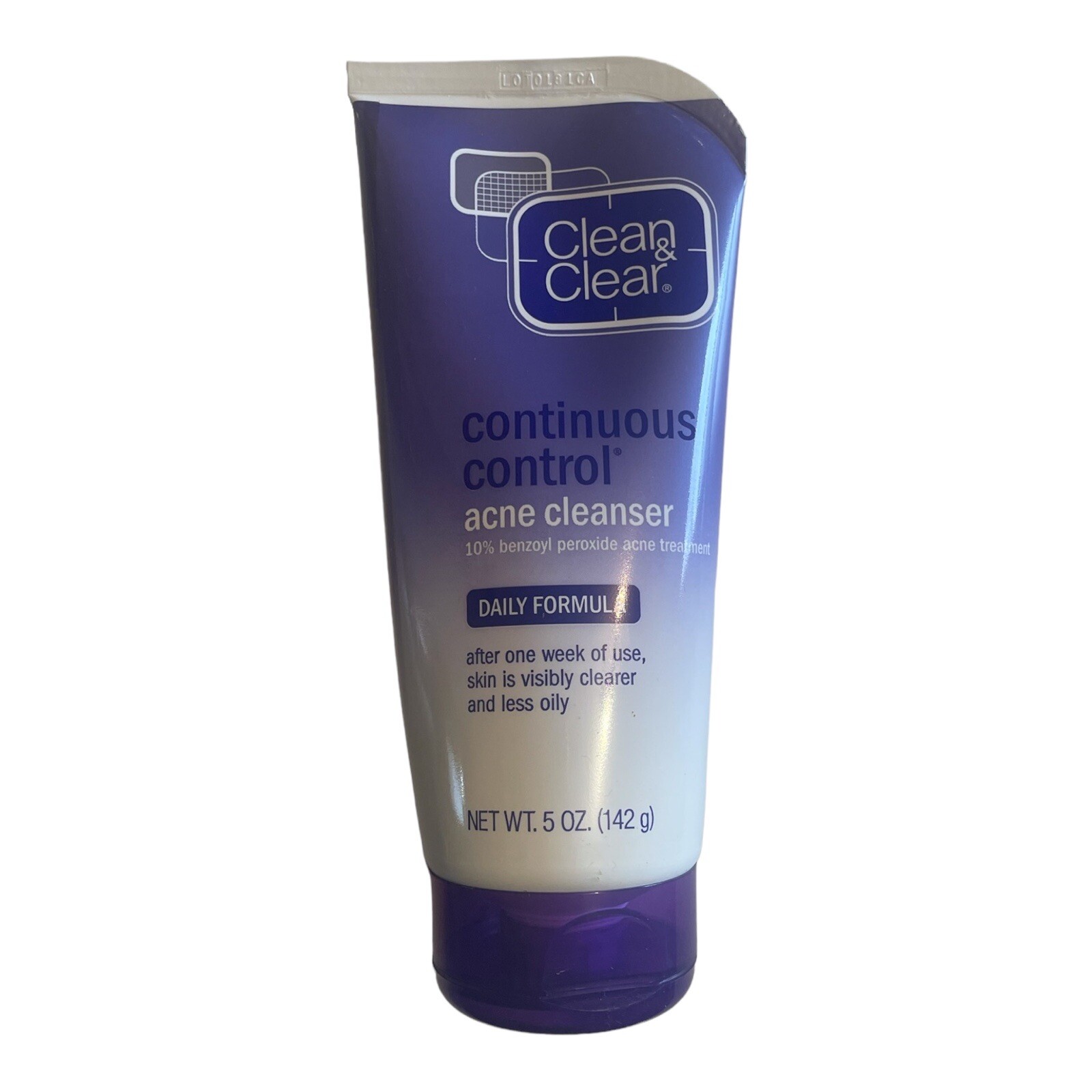 Clean & Clear Continuous Control Acne Cleanser Daily Formula 5 Oz for ...