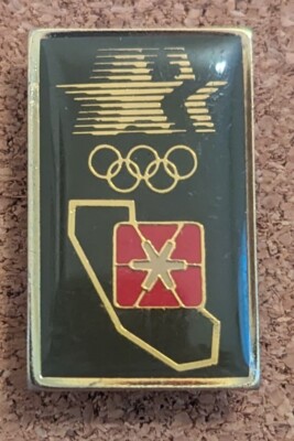Olympic PIN PACIFIC BELL 1984 "Pac Bel" Logo in California with Stars ...