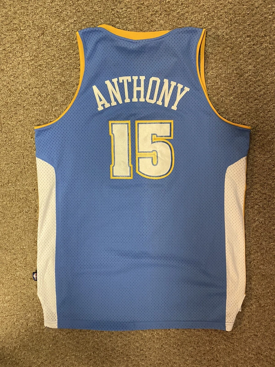 collection Authentic Denver Nuggets Carmelo Anthony Reebok Jersey