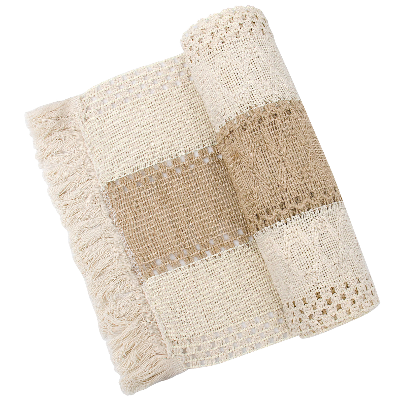 TtS Jute Hessian Table Runner with Tassels Natural Burlap Wedding ...