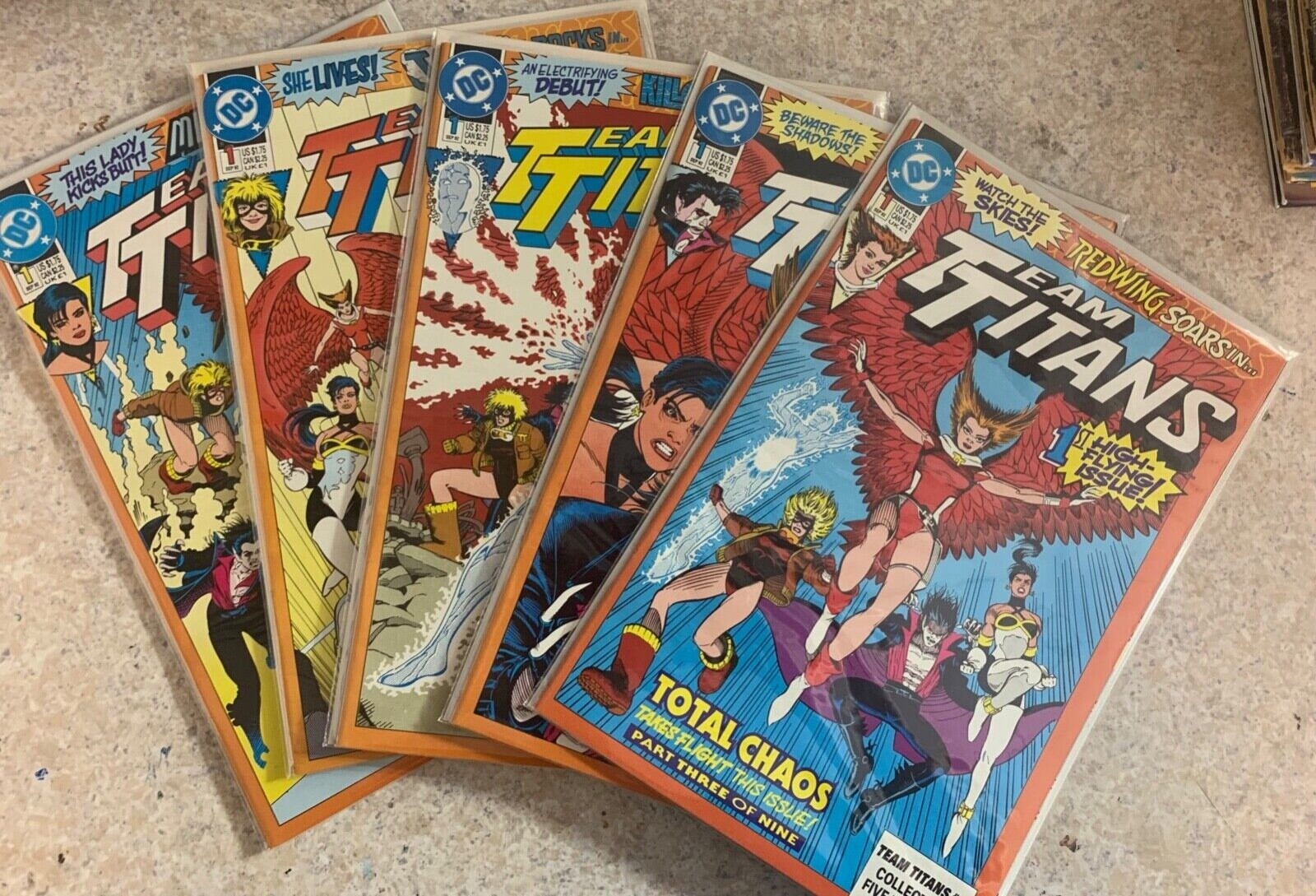 Team Titans #1 (5 varient covers - lot of 5) DC Comics 1992 - NM | eBay