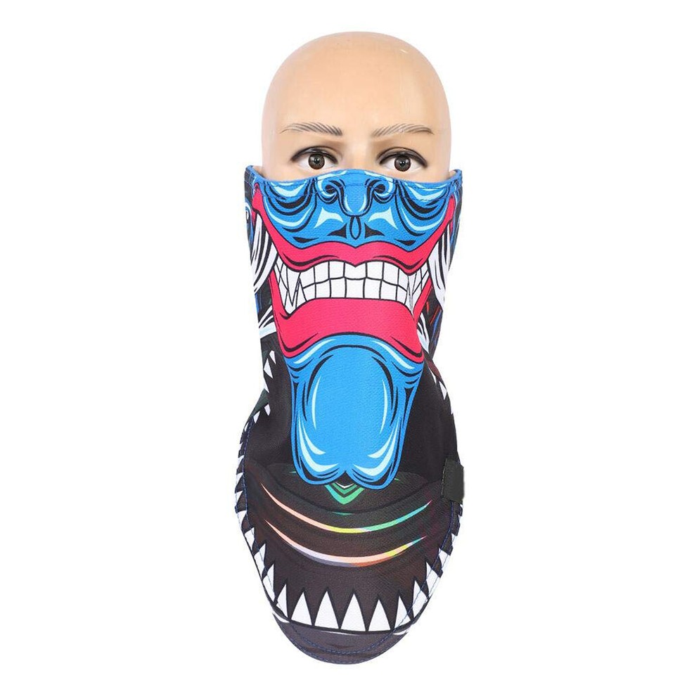 Winter Fleece Neck Warmer Gaiter Windproof Ski Face Mask Scarf for Men ...