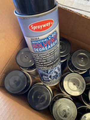 (12 PACK) Sprayway C-60 Industrial Solvent Degreaser, 20 oz Aerosol | eBay