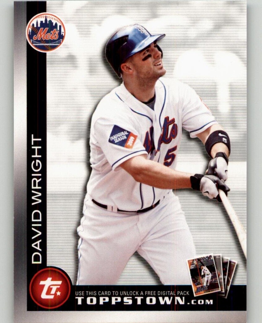 2010 Topps David Wright Ticket to Topps Town #TTT2 New York Mets | eBay