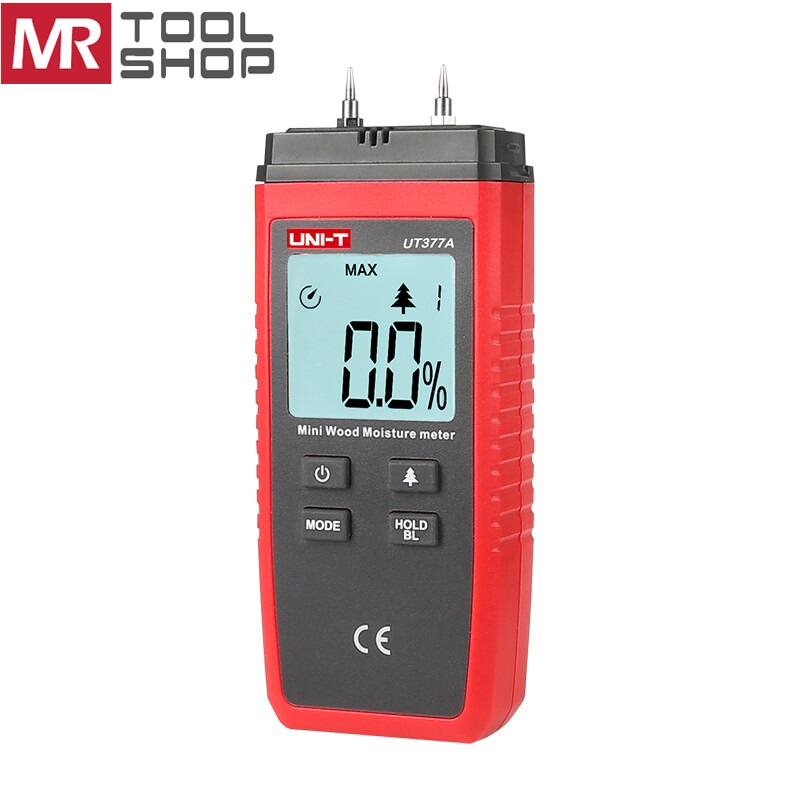 UNI-T UT377A Digital LCD Wood Moisture Meter Detector Tester Range 2~40 ...