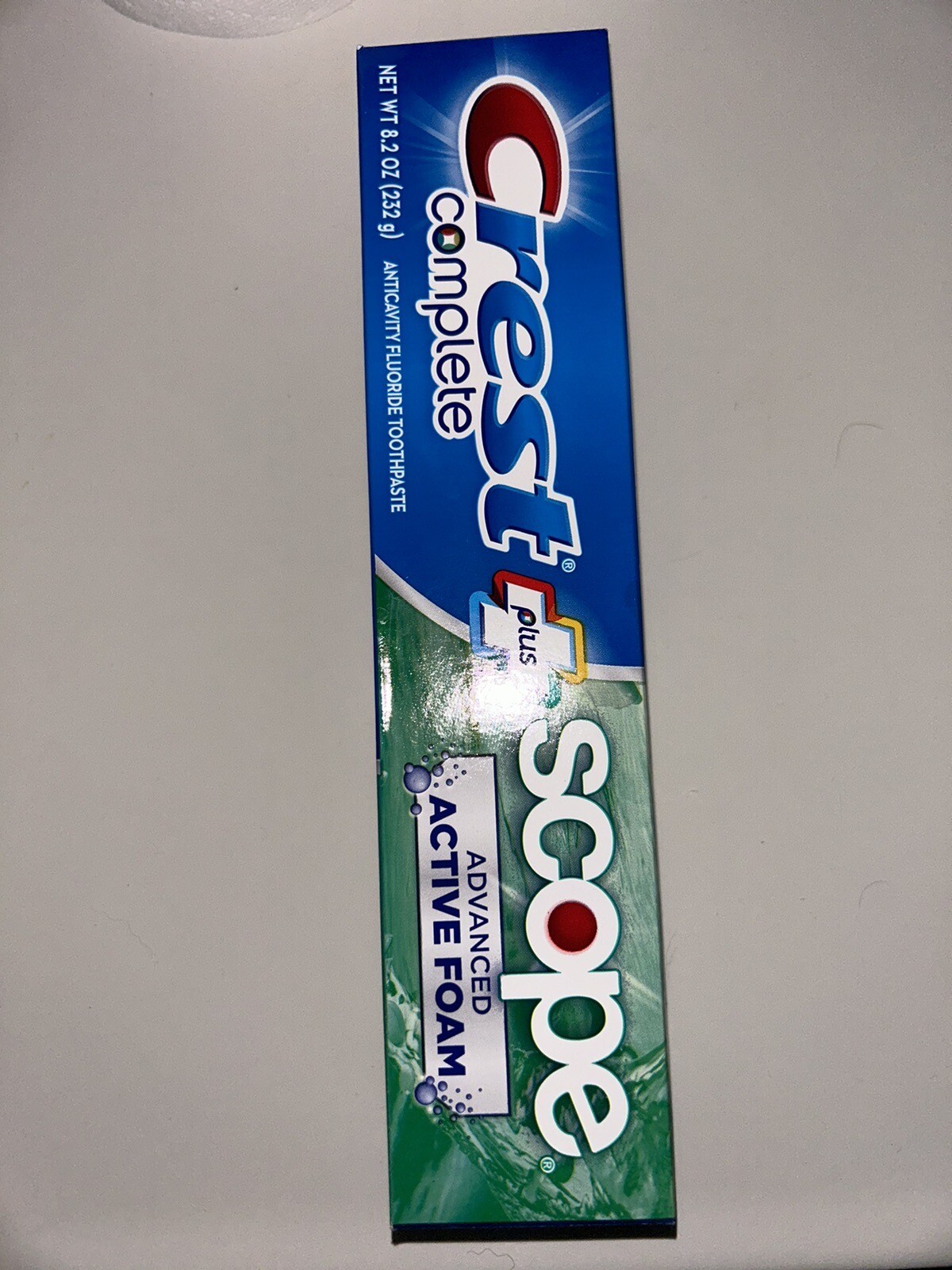 Crest Complete Plus Scope Advanced Active Foam Toothpaste 8.2 oz. 2 ...