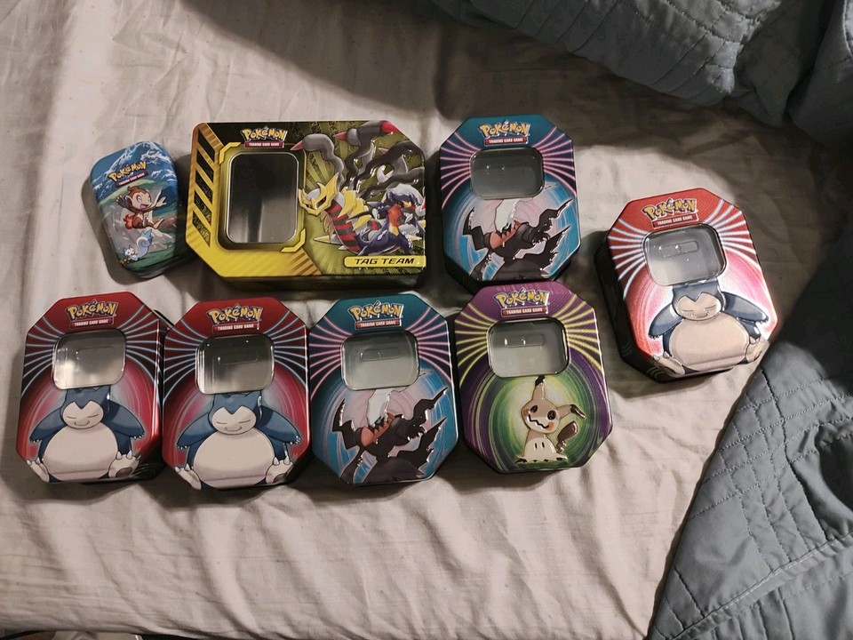 Empty pokemon Storage Tins ******No Cards included!!!**** | eBay
