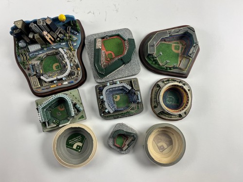 Lot of 9 Nine Mini MLB Baseball Stadiums | eBay