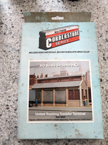 Wathers HO Cornerstone United Trucking Transfer Terminal Model Kit 933 ...