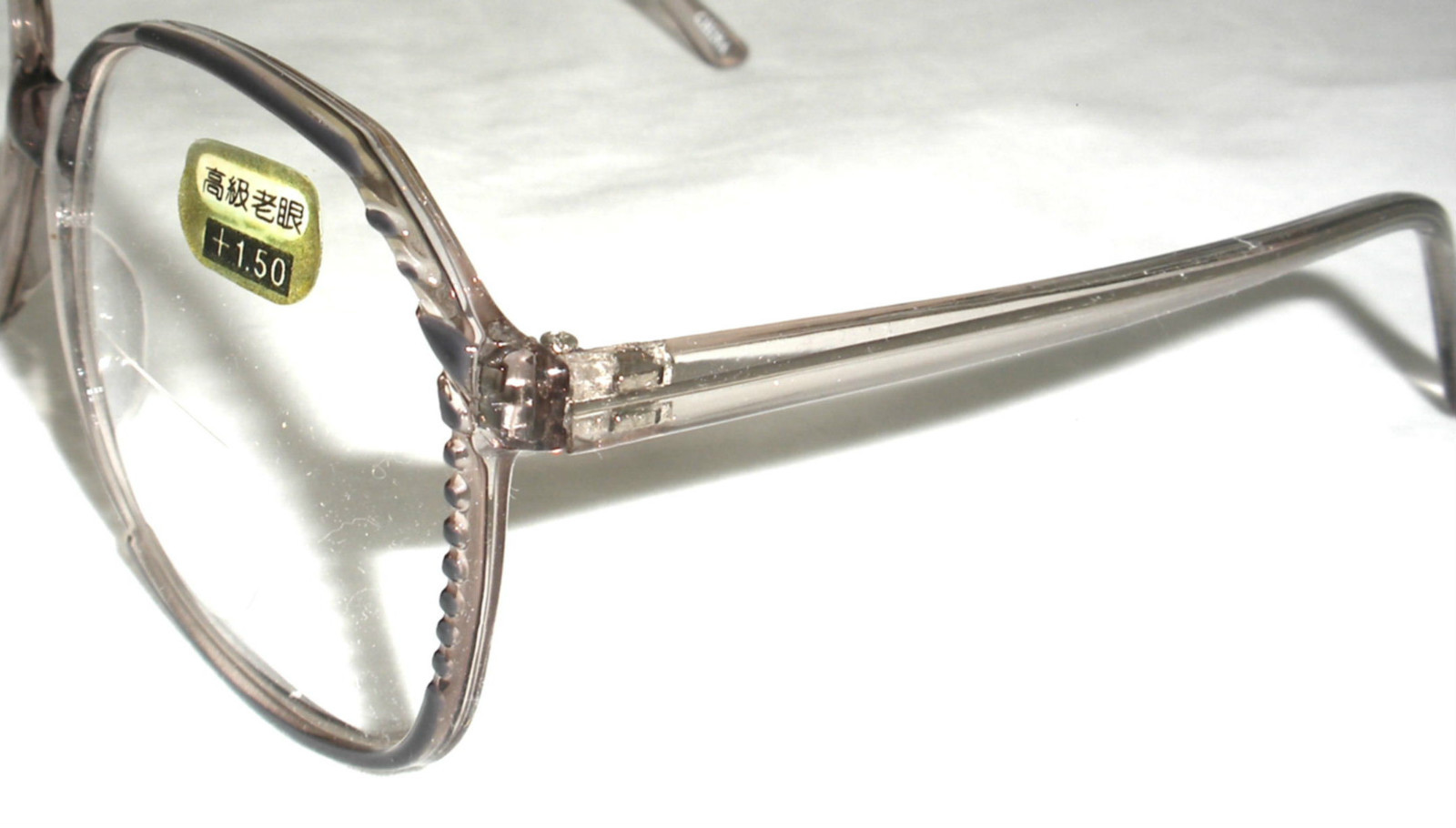 OVERSIZE OVERSIZED BIFOCAL CHEATERS READING GLASSES - BROWN-GRAY/GREY ...