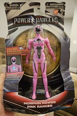 Saban’s Power Rangers Morphin Power Pink Ranger 2016 Bandai NIB See ...