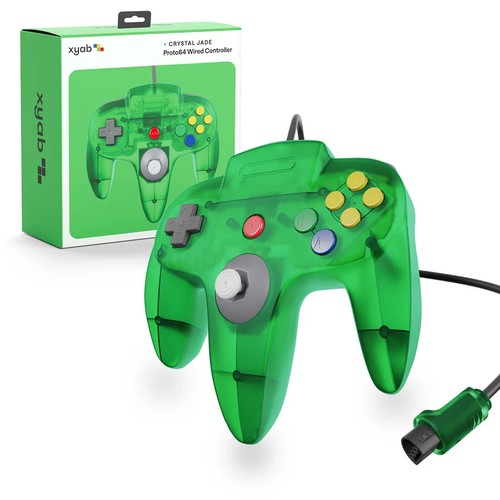 XYAB N64 Controller Jungle Green – Wired Gamepad Compatible with Nintendo 64 810176602195| eBay