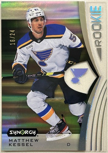 23-24 UD Synergy Hockey 🔥 MATTHEW KESSEL 🔥 Base Parallel Rookie #107 ...