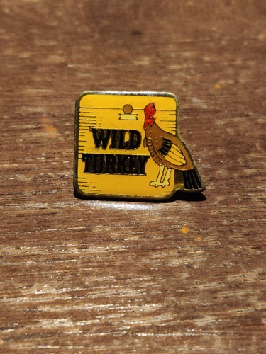 Vintage Wild Turkey Bourbon Enameled Pin Advertising Collectible no ...