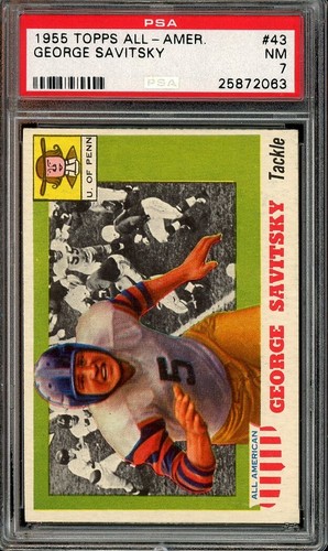 1955 Topps All-American #43 George Savitsky PSA 7 | eBay