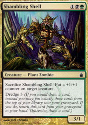 MTG Shambling Shell - Foil, Heavy Play, English Ravnica: City of Guilds ...