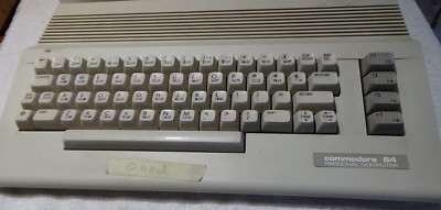 Commodore 64 Computer With Monitor TV Tables & Power Module & Floppy ...