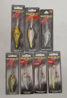 (7) Matzuo America Crankbait Jerkbait Fishing Lures Lot of 7 | eBay