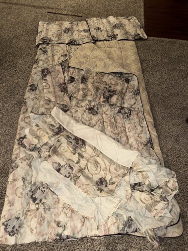 Croscill Chambord Cassis Amethyst Floral Comforter Shams Dust Ruffle ...