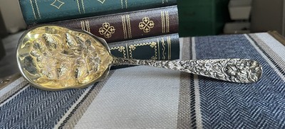 Godinger Ladle Serving Spoon Strawberry Floral Design Collectible ...