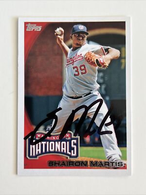 Shairon Martis Autographed 2010 Topps Card #193 In Person M931 | eBay