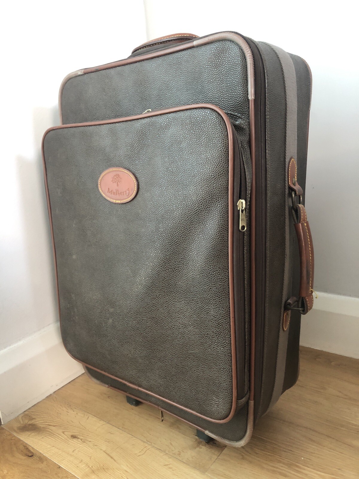 mulberry scotchgrain holdall Luggage Suitcase Briefcase Satchel Clipper ...