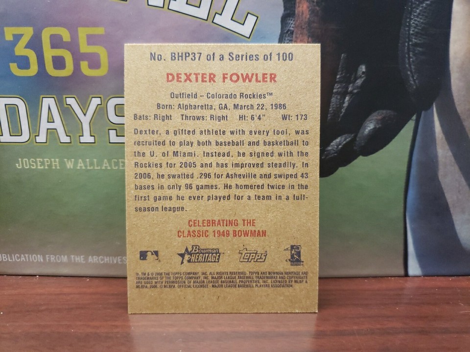 2006 Bowman Heritage Prospects Dexter Fowler #BHP37 Colorado Rockies | eBay