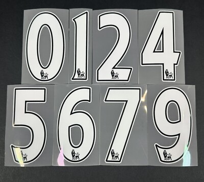 2013 2017 OFFICIAL SPORTING ID PS-PRO WHITE NUMBERS FOR SHORTS 105mm ...