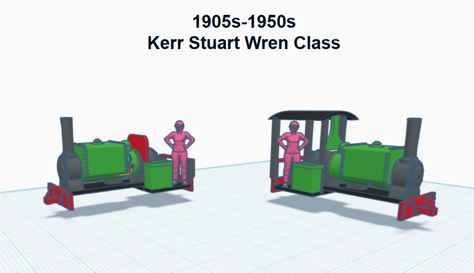 Kerr Stuart Wren Class HOn30 scale model train body | eBay UK
