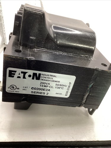 EATON C0200E2A INDUSTRIAL CONTROL TRANSFORMER Series 2 🟣 NEW *missing ...