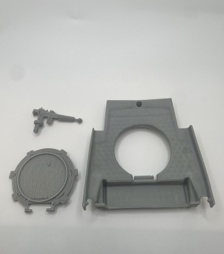 Vintage Star Wars Kenner AT-ST Scout Walker Canopy Hatch & Gun Repro ...
