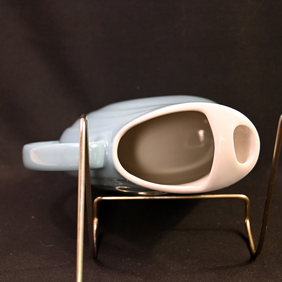 Hall Nora Jug Pitcher w/Ice Lip Light Blue Circle Mark 8 1/4" Height ...