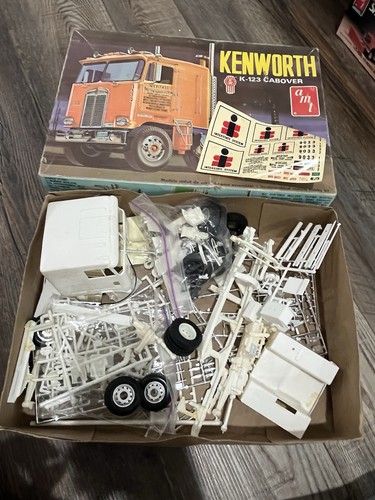 AMT & ERTL & ITALERI HUGE LOT OF 12 KITS!! BUILDERS/KIT BASHING!! PARTS ...