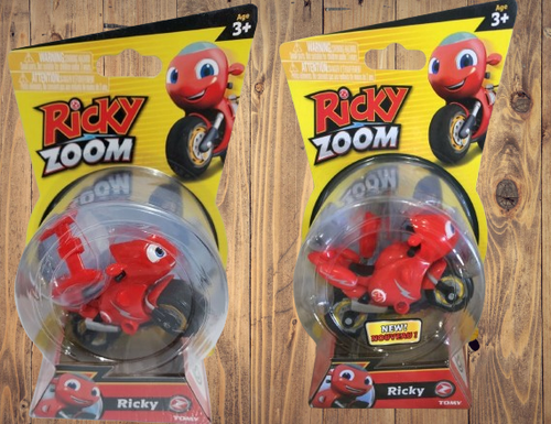 Ricky Zoom Ricky Red Motorcycle 3-inch Action Figure Toy Tomy lot of 2 ...