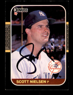 1987 Donruss - Scott Nielsen - On Card Autograph | eBay