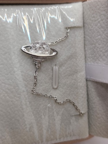 Sterling Silver Planet Galaxy Dainty Chain Necklace 18" | eBay