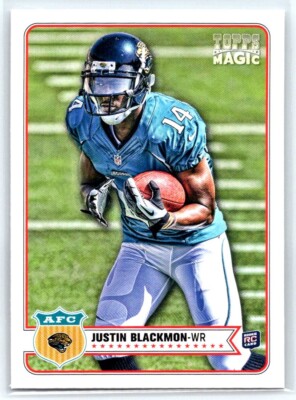 2012 Topps Magic Justin Blackmon #180 Jaguars | eBay
