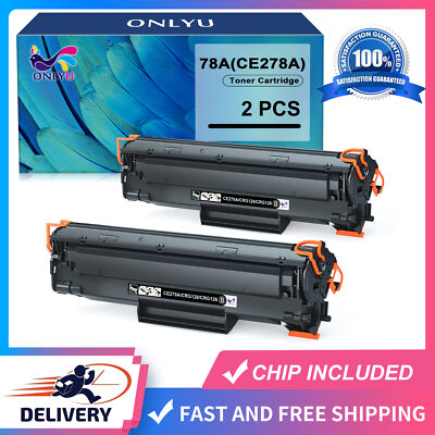 2x CE278A Toner Cartridge For HP LaserJet 78A 1536dnf M1536dnf MFP ...