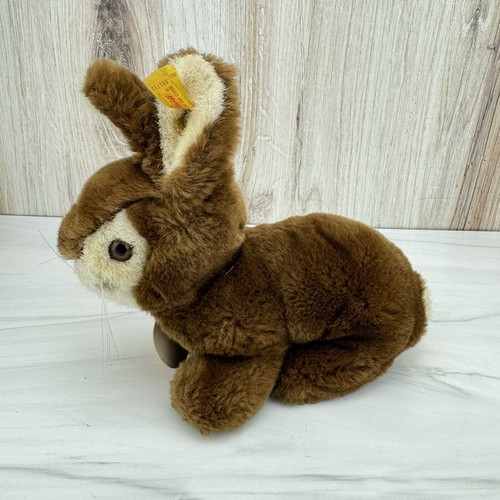 Steiff Bunny Rabbit Plush Hare Hoppy Brown Vintage German 081712 | eBay