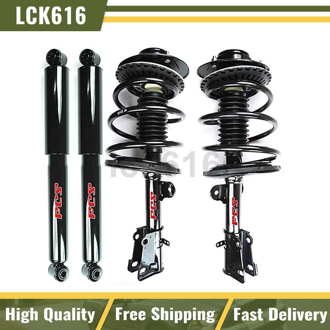 Front Rear Shocks and Struts Coil Spring Assembly 4X For 2001-2007 ...